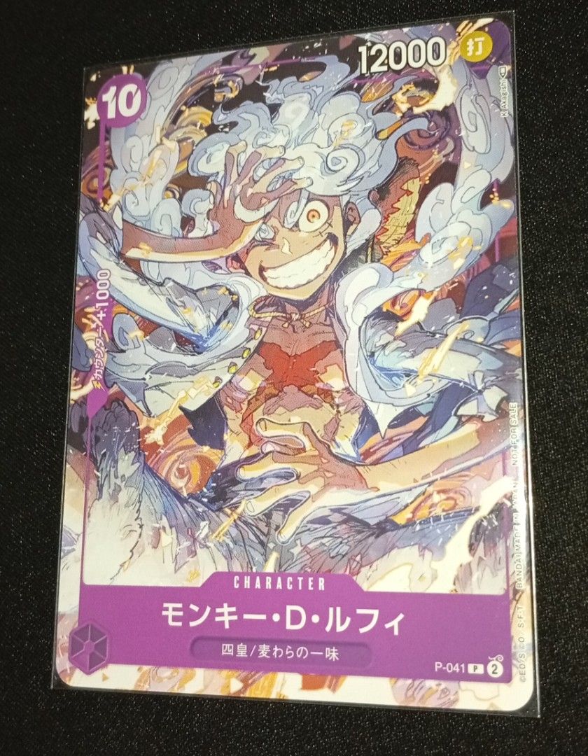 One Piece Card Game - Monkey D. Luffy P-041, Hobbies & Toys, Toys ...