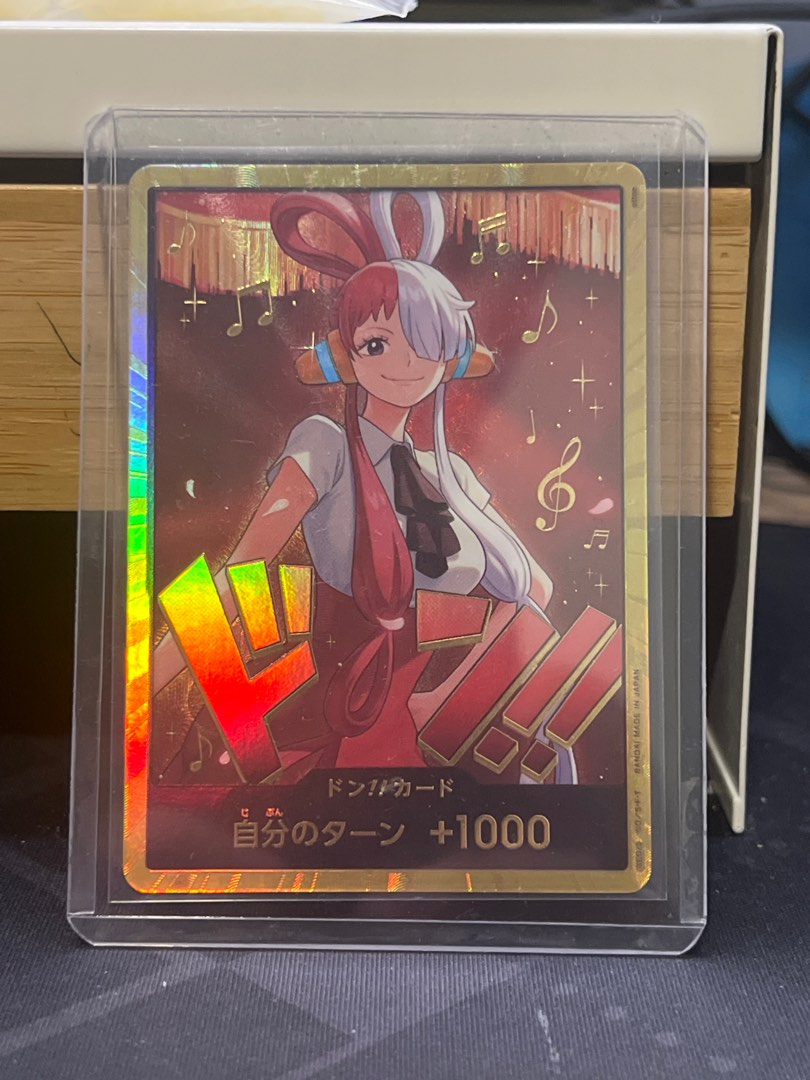 One Piece Card Game - Uta DON!! Gold Card, Hobbies & Toys, Toys & Games ...