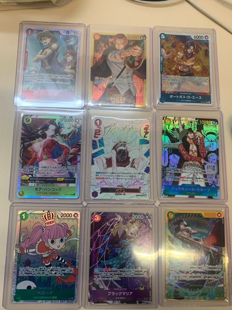 One Piece Card Game Cards - Various Characters, Hobbies & Toys, Toys ...