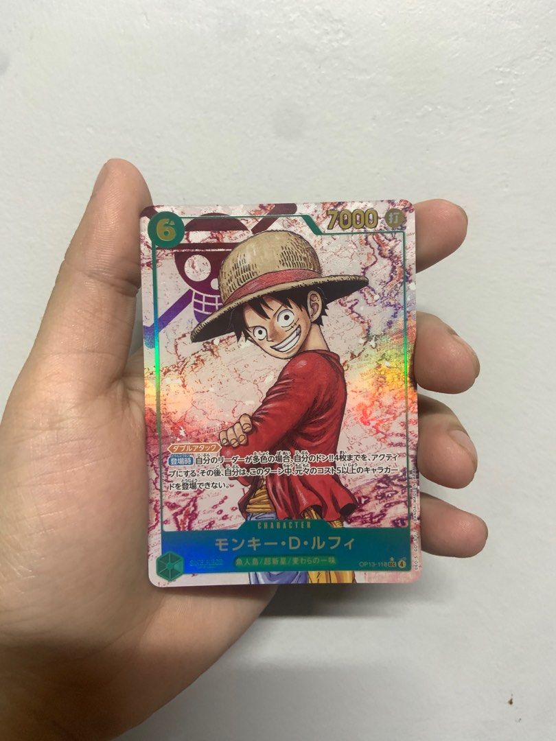 One Piece Card Game Monkey D. Luffy (Parallel) SEC OP13-118, Hobbies ...
