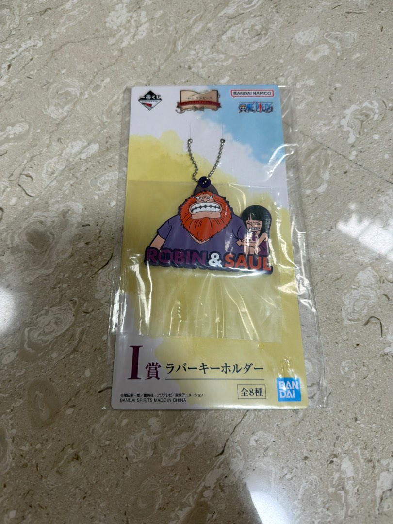One Piece Robin & Saul Rubber Keychain, Hobbies & Toys, Toys & Games on ...