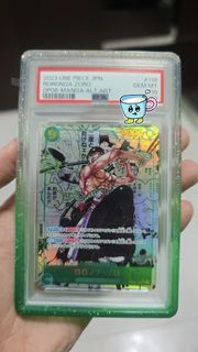 PSA 10 Manga Roronoa Zoro OP06 One Piece TCG Card Alternate Art ...