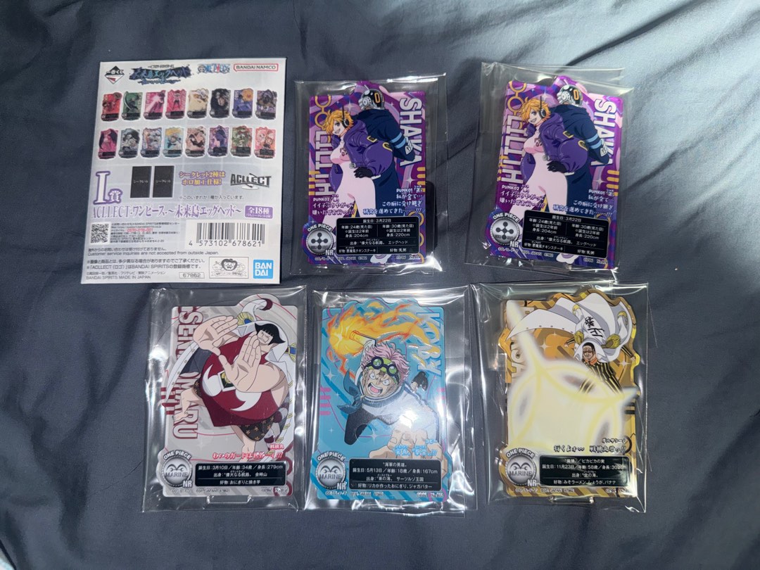 One piece standees - Kizaru, Koby, Sentomaru, Lilith & Shaka Punk 2/3 ...