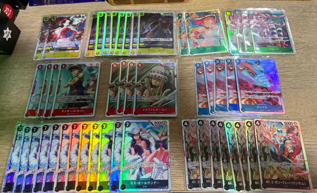 OP14 SR - Boa, Robin, Law, Jinbe, Luffy, Moria, Perona, Mr2, Nami ...