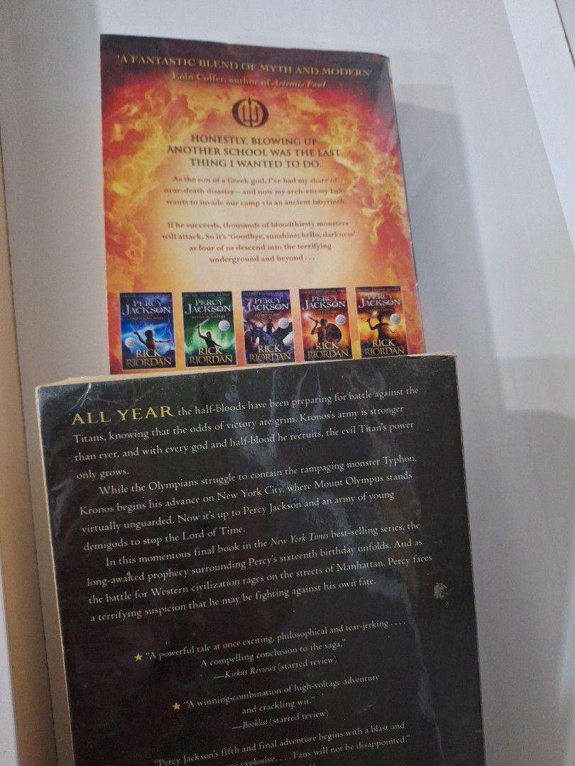 Percy Jackson and the Olympians Books, Hobbies & Toys, Books ...