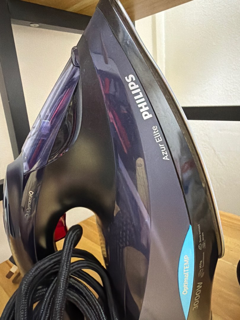 Philips Azur Elite 3000W Iron, TV & Home Appliances, Irons & Steamers ...