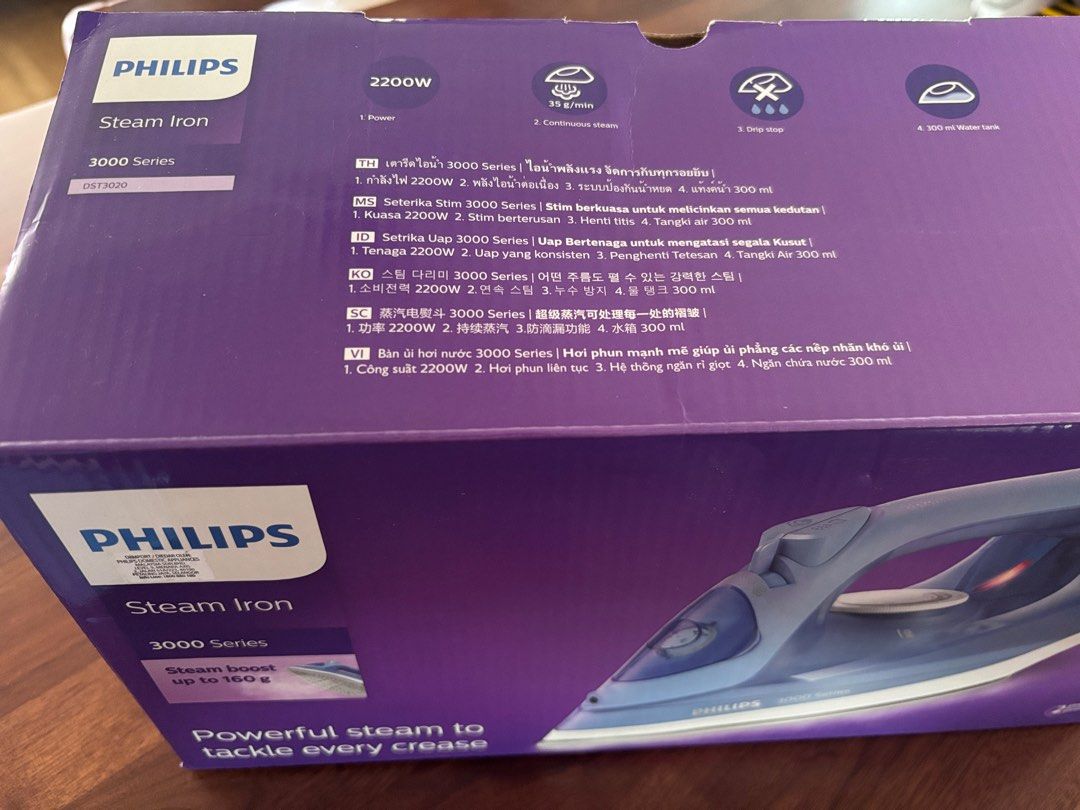 Philips Steam Iron (DST3020), TV & Home Appliances, Irons & Steamers on ...