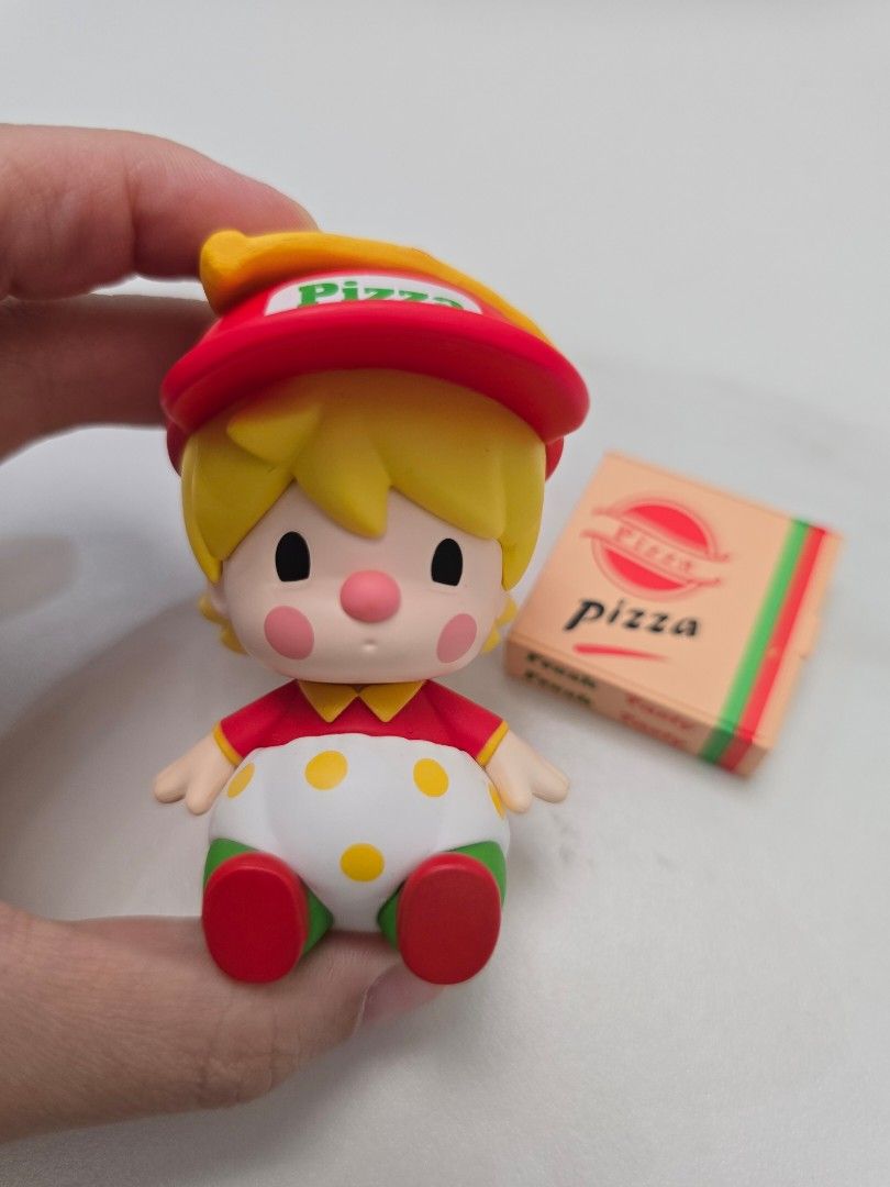 Pizza Chef Toy Figure with Pizza Box Sweet Bean, Hobbies & Toys, Toys ...