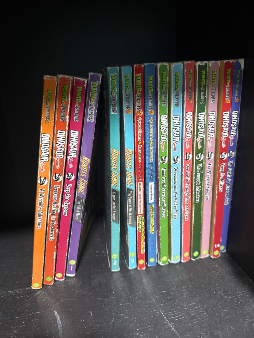Plants vs. Zombies Dinosaur Comics (15 books), Hobbies & Toys, Books ...