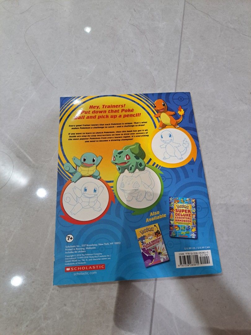 Pokemon How to Draw Deluxe Edition, Hobbies & Toys, Books & Magazines ...