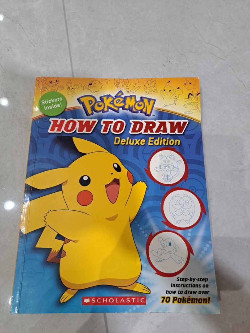 Pokemon How to Draw Deluxe Edition, Hobbies & Toys, Books & Magazines ...