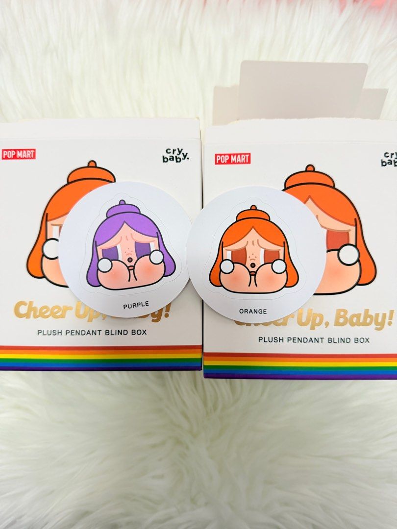 POP MART Crybaby Cheer Up Baby Plush Blind Box, Hobbies & Toys, Toys ...