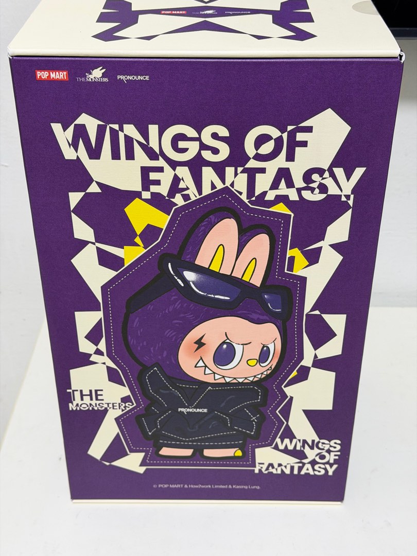 Pop Mart Labubu X Pronounce Wings Of Fantasy Vinyl Plush Doll, Hobbies ...