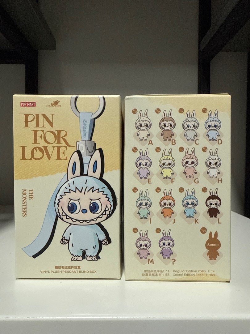 Pop Mart Pin For Love The Monsters Blind Box, Hobbies & Toys, Toys ...