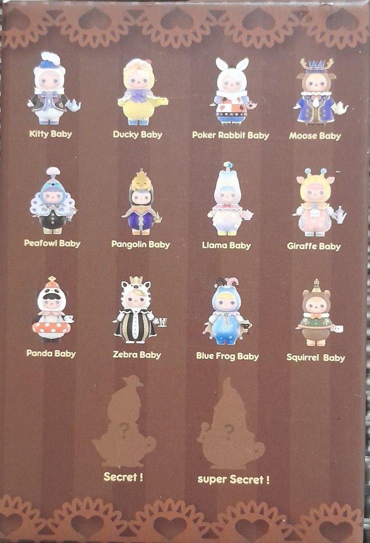 POP MART Pucky Animal Tea Party Blind Box, Hobbies & Toys, Toys & Games ...