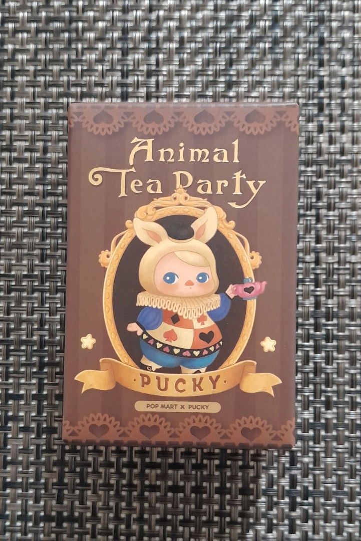 POP MART Pucky Animal Tea Party Blind Box, Hobbies & Toys, Toys & Games ...