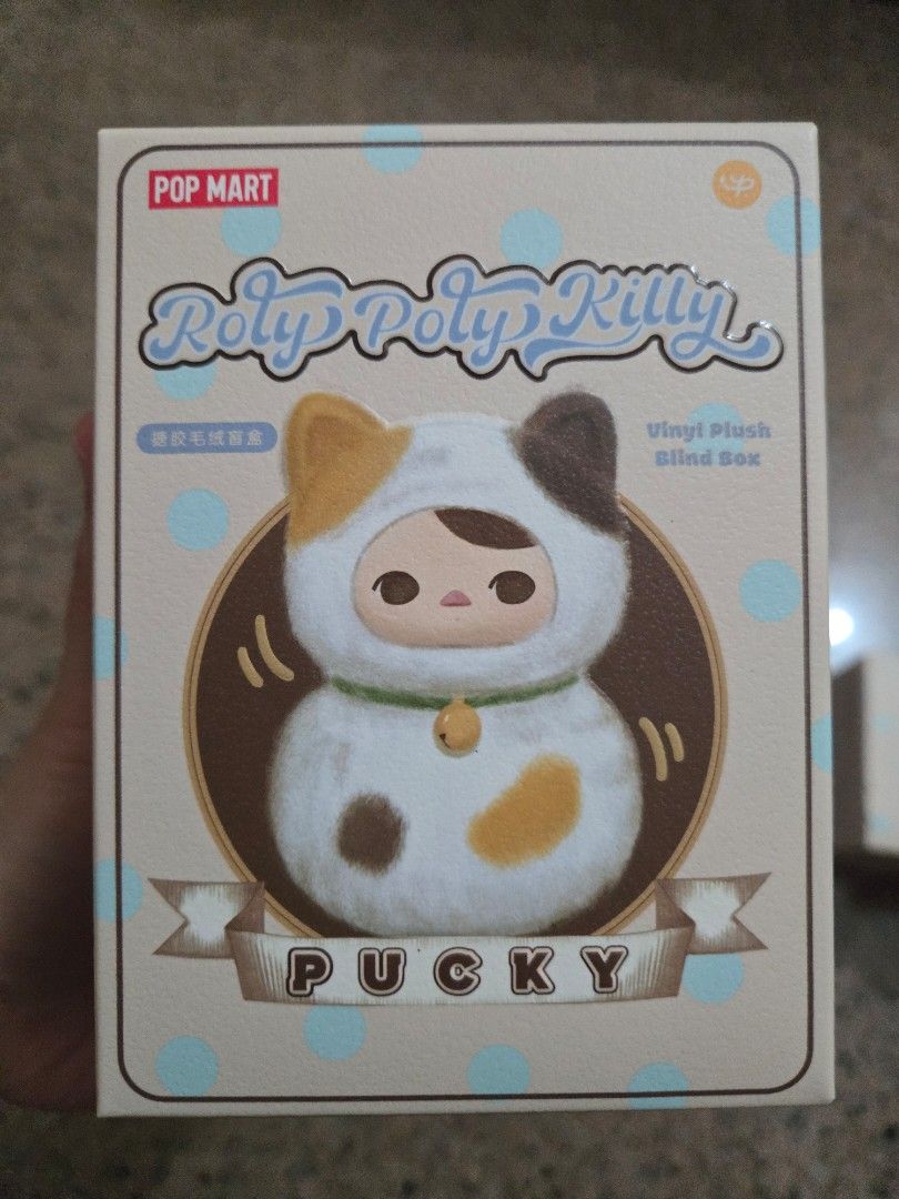 Pop Mart Pucky Roly Poly Kitty Pink Cat, Hobbies & Toys, Toys & Games ...