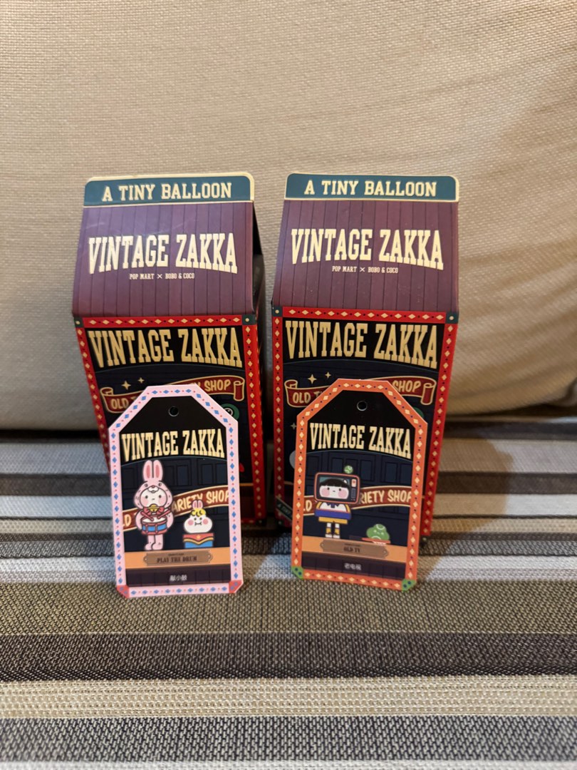 Pop Mart Vintage Zakka Blind Box Figures, Hobbies & Toys, Toys & Games ...