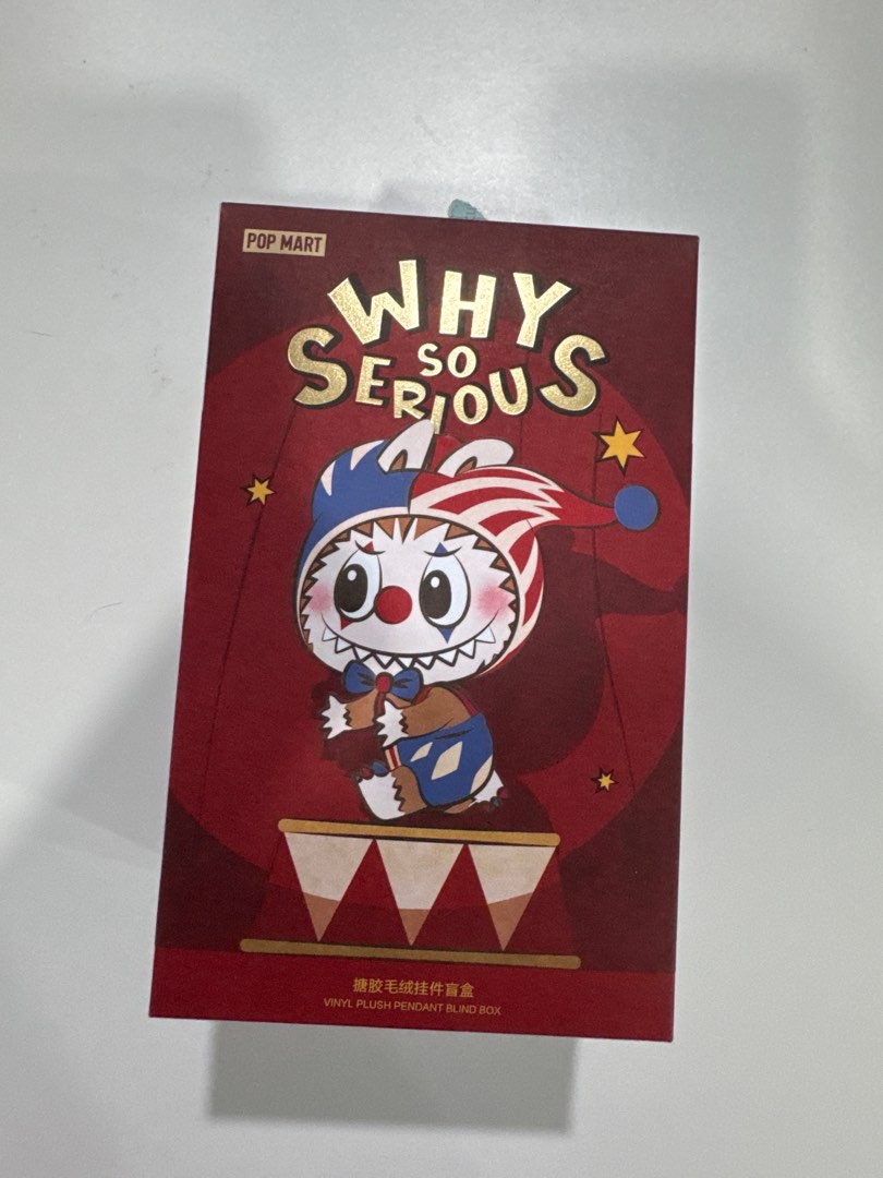 Pop Mart Why So Serious Vinyl Plush Blind Box, Hobbies & Toys, Toys ...