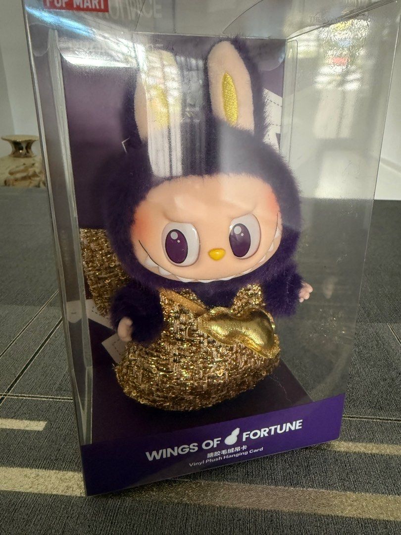 POP MART Wings of Fortune Plush Hanging Labubu, Hobbies & Toys, Toys ...