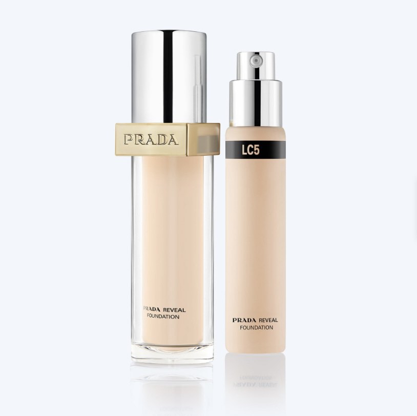 Prada Reveal Skin Optimising Foundation - LC5, Beauty & Personal Care ...