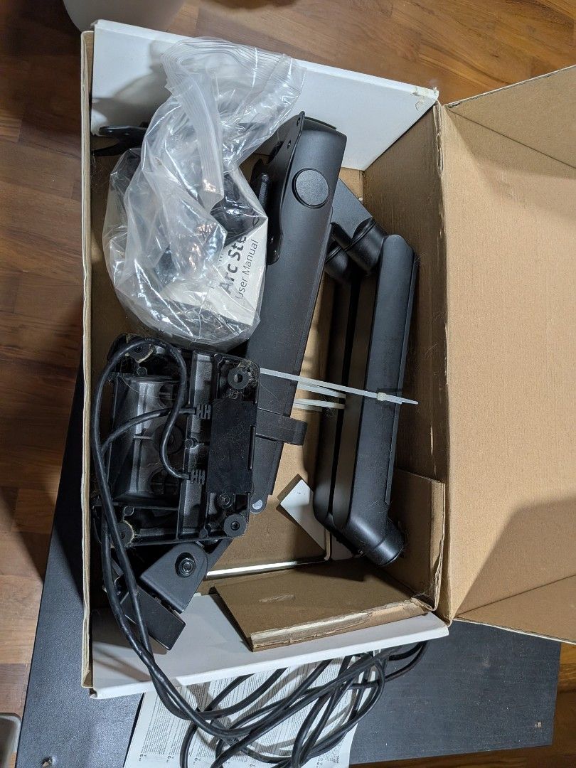 Prism + arc stealth dual monitor arm, Computers & Tech, Parts ...