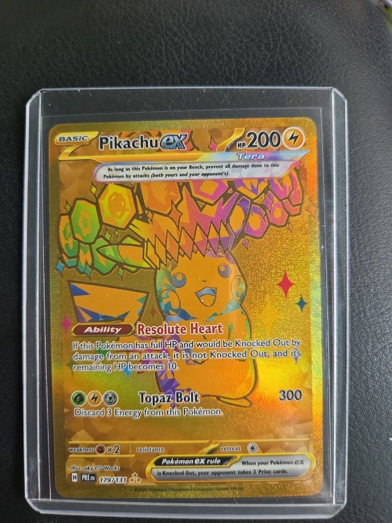 Prismatic Evolutions Pikachu EX 179/131, Hobbies & Toys, Toys & Games ...