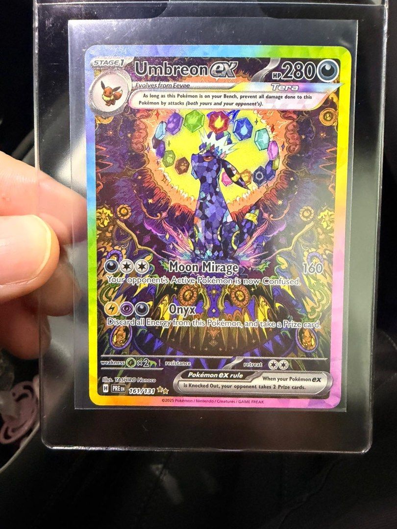 Prismatic Evolutions Pokemon Card ENGLISH FULL SET CATS GOD PACK ...