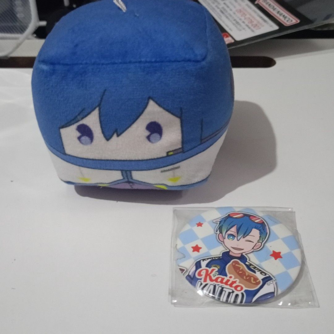 Project sekai pjsk vocaloid kaito set plush badge, Hobbies & Toys ...