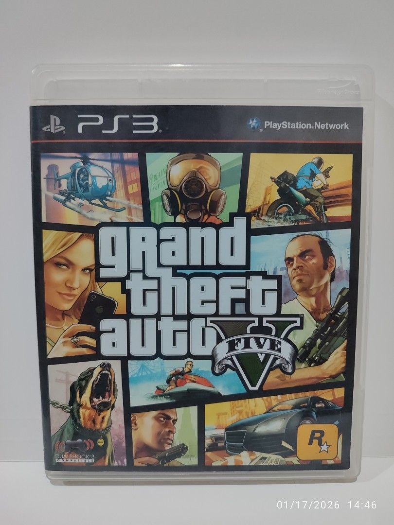 PS3 - Grand Theft Auto V / GTA V (PRE-LOVED) "R3", Video Gaming, Video ...