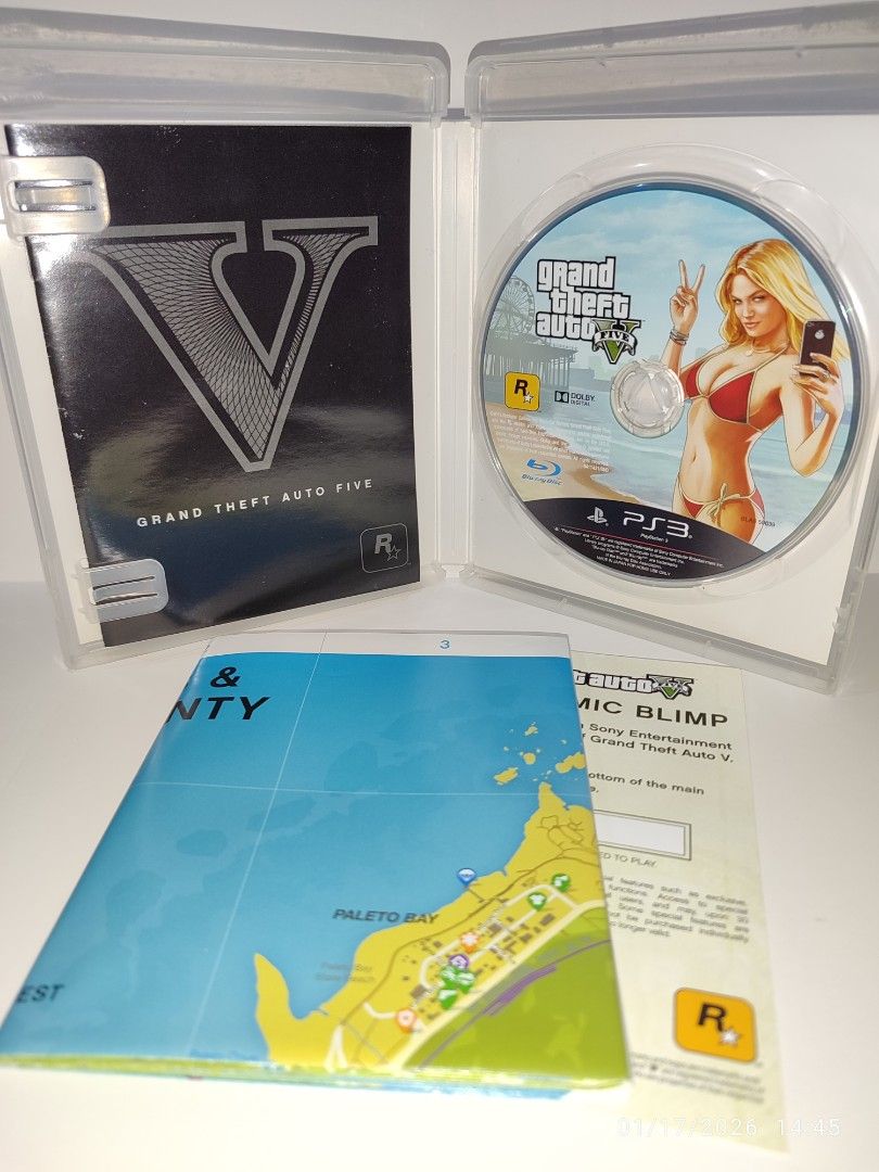 PS3 - Grand Theft Auto V / GTA V (PRE-LOVED) "R3", Video Gaming, Video ...