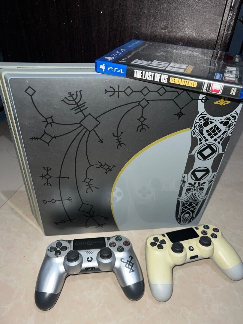 PS4 Pro 1TB GOD OF WAR Limited Edition, Video Gaming, Video Game ...