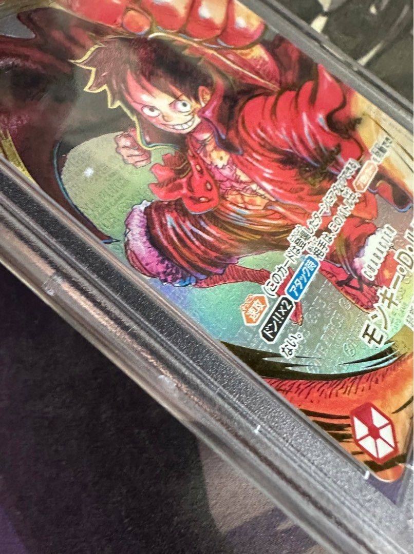 [PSA 10] *Chipped* 2023 One Piece Monkey D. Luffy Oda Signature OP05 ...