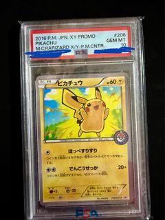 PSA 10 Pokemon Card Poncho Pikachu XY Promo #208, Hobbies & Toys, Toys ...