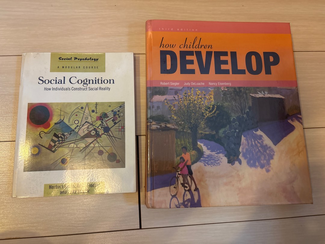 Psychology textbooks: Social Cognition & How Children Develop ...