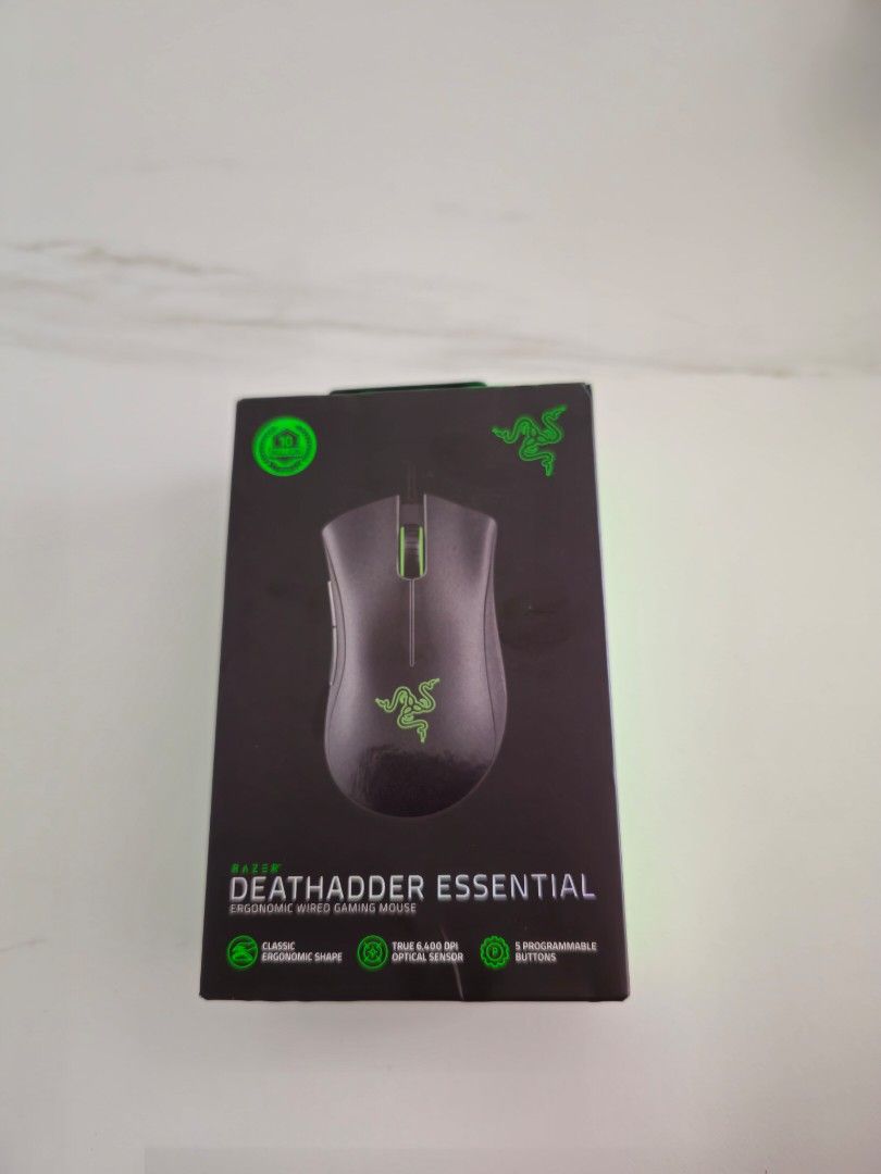Razer Deathadder Essential Gaming Mouse, Computers & Tech, Parts ...
