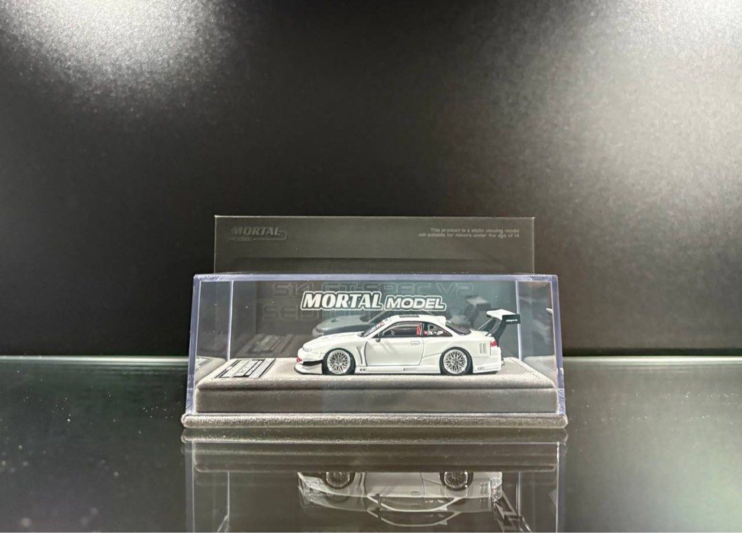 ‼️READ DESCRIPTION‼️ 1/64 Mortal Nissan Silvia S14 Seiji Ookawara White ...