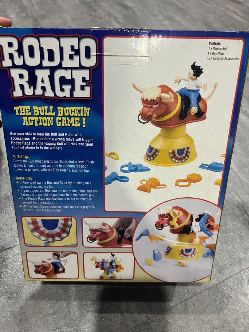 Rodeo Rage Bull Bucking Action Game, Hobbies & Toys, Toys & Games on ...