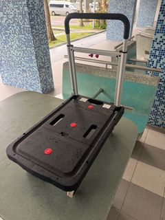 Blue Folding Trolley Heavy Duty, Hobbies & Toys, Travel, Travel ...