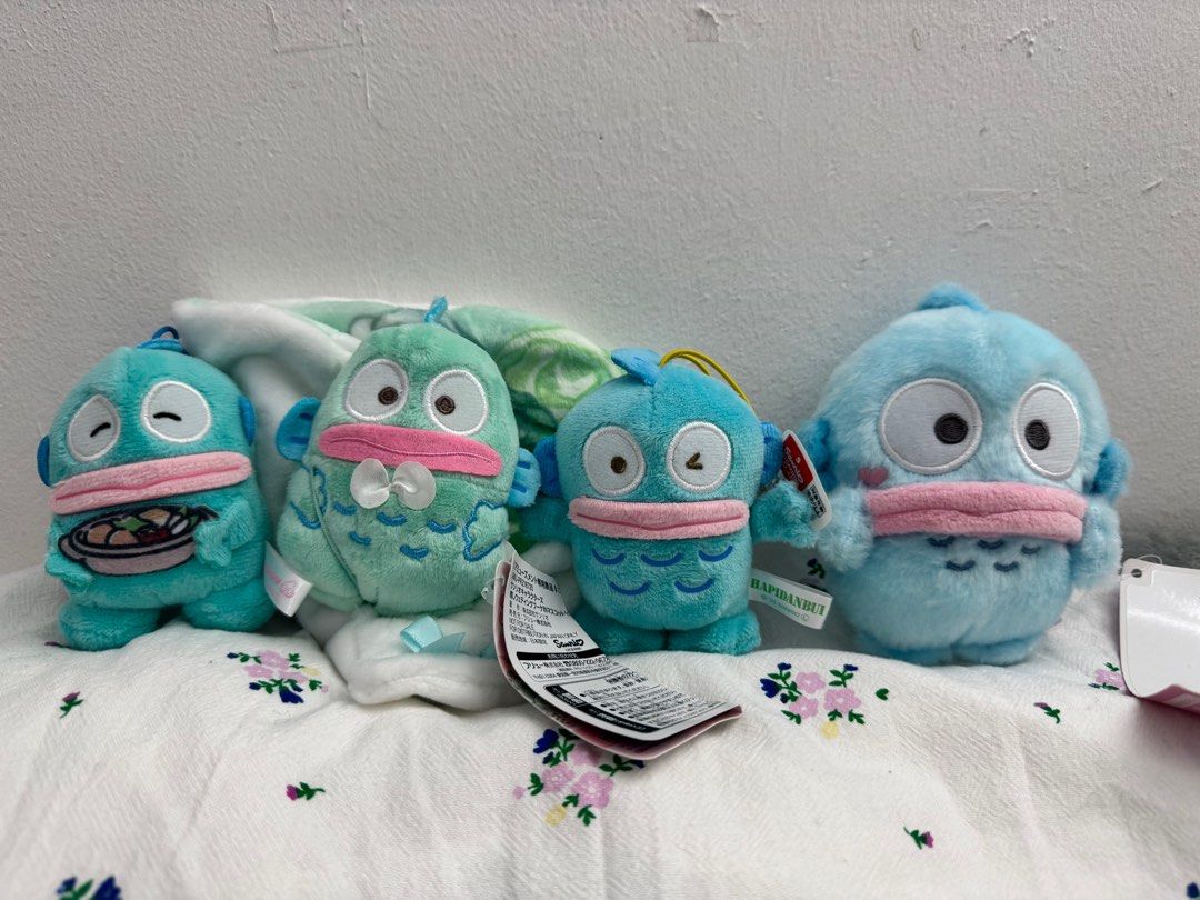 Sanrio Characters Hangyodon Plushies/ Keychains / stuffed toys, Hobbies ...