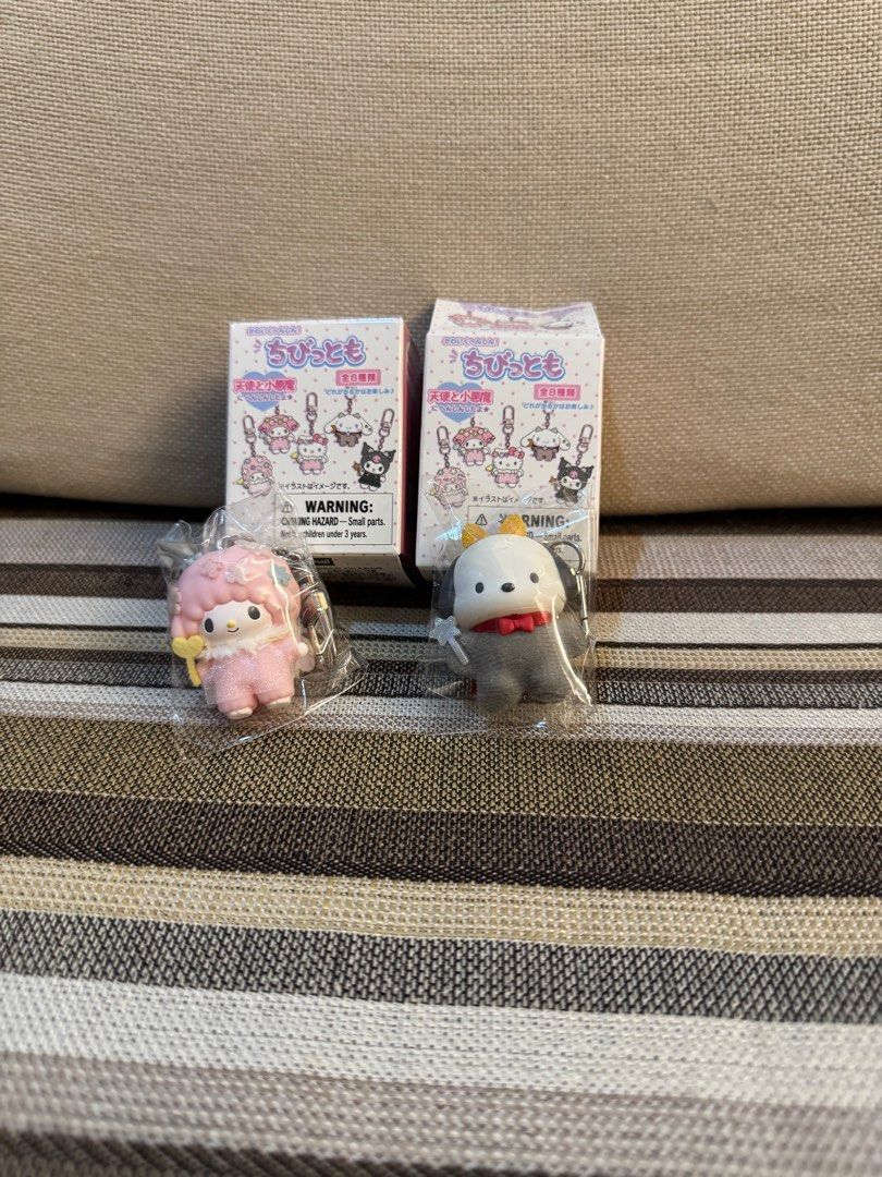 Sanrio Chibitomo Keychain - My Melody & Pompompurin, Hobbies & Toys ...