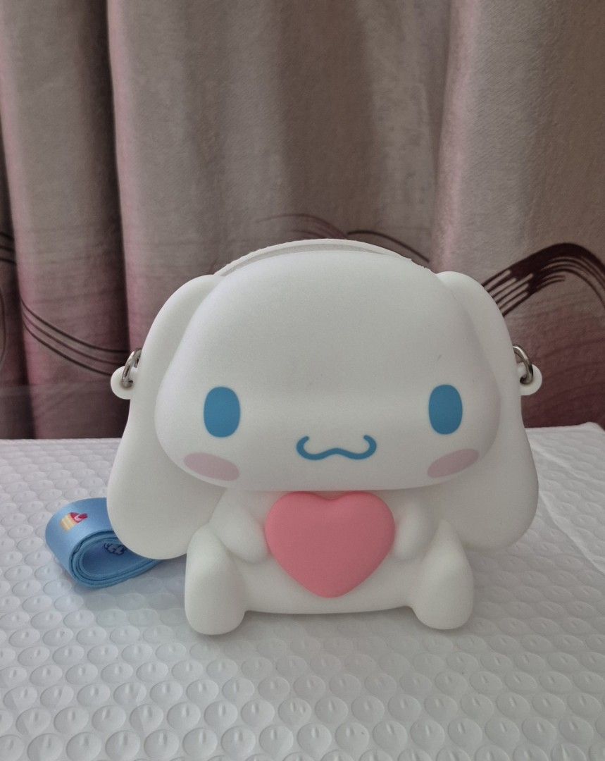 Sanrio Cinnamoroll silicone crossbody bag with an adjustable strap and ...