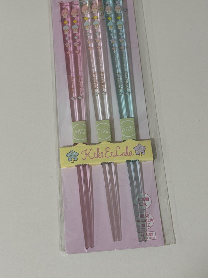 Sanrio Kiki and Lala Little Twin Stars Kuji - Prize 13 Chopsticks Set ...