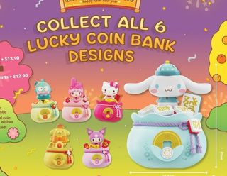 7-11 Sanrio Lucky Coin Bank - Kuromi WTS WTT, Hobbies & Toys ...