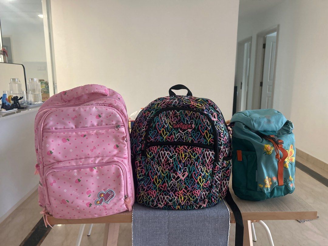 School bags and trekking bag, Women's Fashion, Bags & Wallets ...