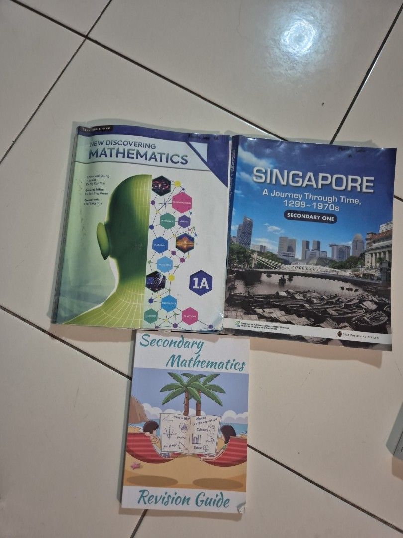 Secondary 1 Textbooks - Mathematics, Singapore History, Hobbies & Toys ...