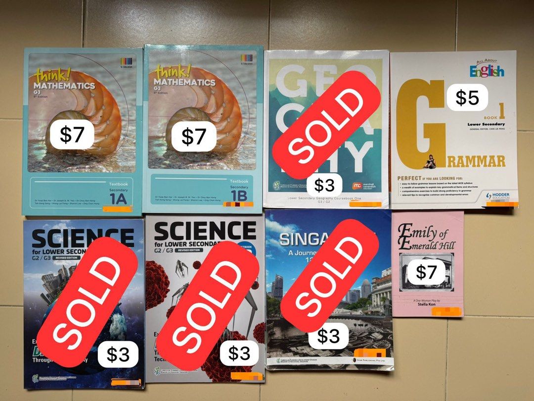 Secondary School Textbooks - Mathematics, English, Hobbies & Toys ...