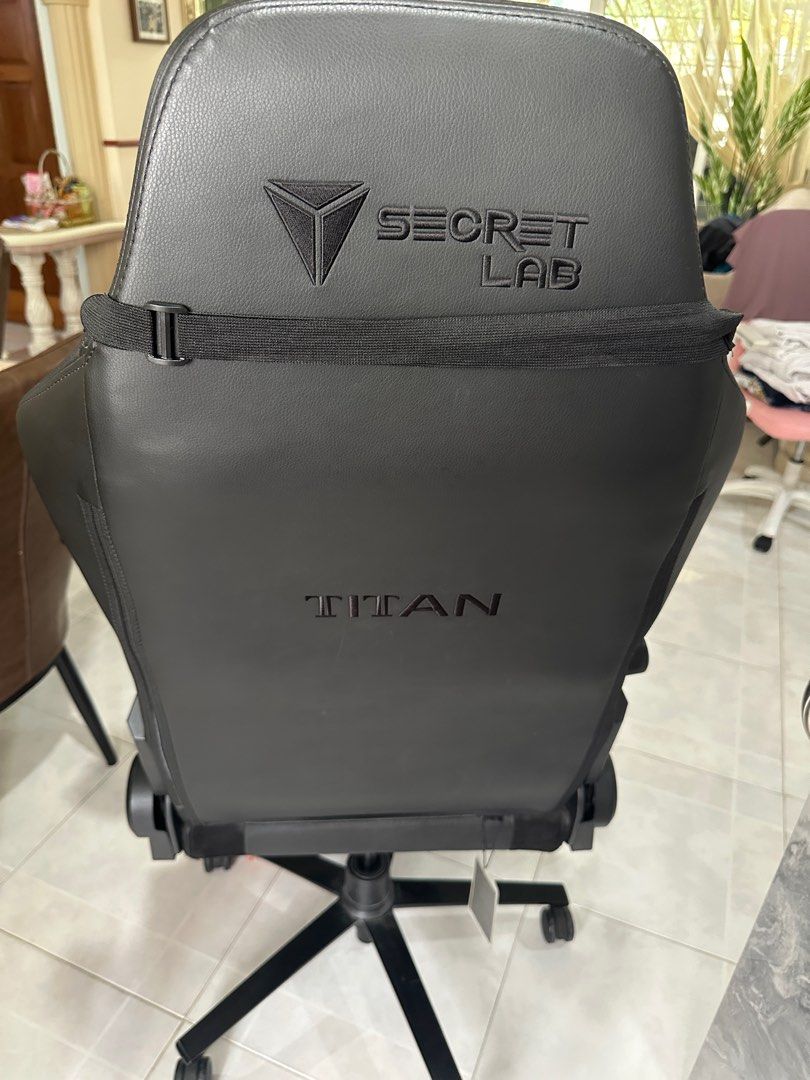 Secretlab Titan Gaming Chair - Black/Grey, Furniture & Home Living ...