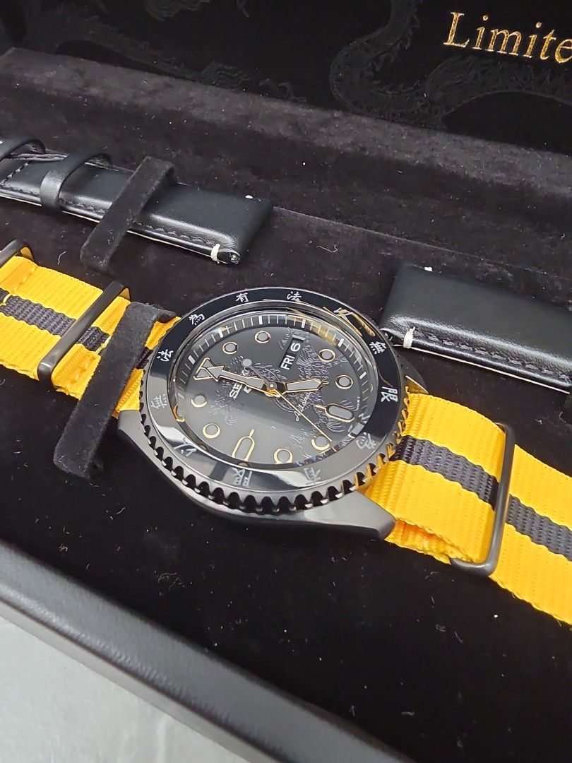 Seiko 5 Sports Bruce Lee Limited Edition Watch, Men's Fashion, Watches ...