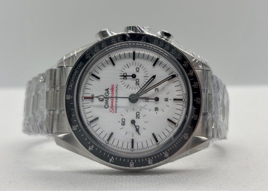 SgWatchHub! [11/2025] FULL STICKER OMEGA SPEEDMASTER WHITE DIAL ...